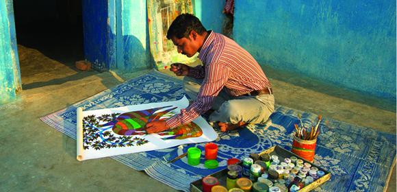 artist-ram-kumar-painting-on-paper – Tribes India